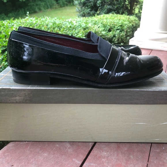 Bally | Shoes | Bally Banner Tuxedo Black Patent Leather Shoes | Poshmark
